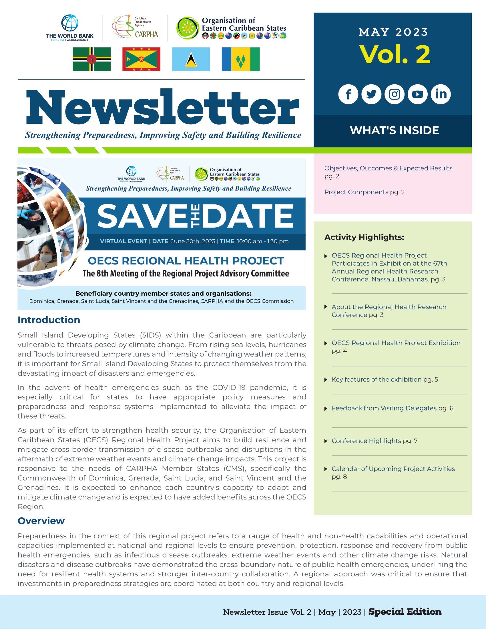 OECS Regional Health Project Newsletter